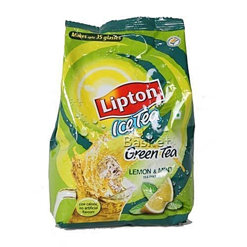 Buy Lipton Green Tea Ice Lemon Mint 500 Gm Pouch Online at the Best ...
