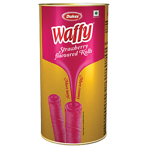 Buy Dukes Roll Waffy Strawberry 300 Gm Jar Online At Best Price of Rs ...