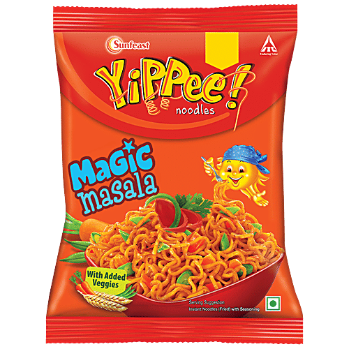 Buy Sunfeast Yippee Noodles Magic Masala 70 Gm Pouch Online At Best ...