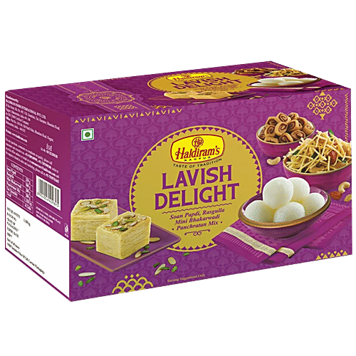 Buy Haldiram's Gift Pack - Lavish Delight Online at Best Price of Rs ...