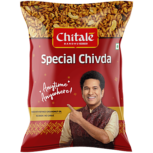 Buy Chitale Bandhu Snacks Special Chivda 200 Gm Pouch Online at the ...