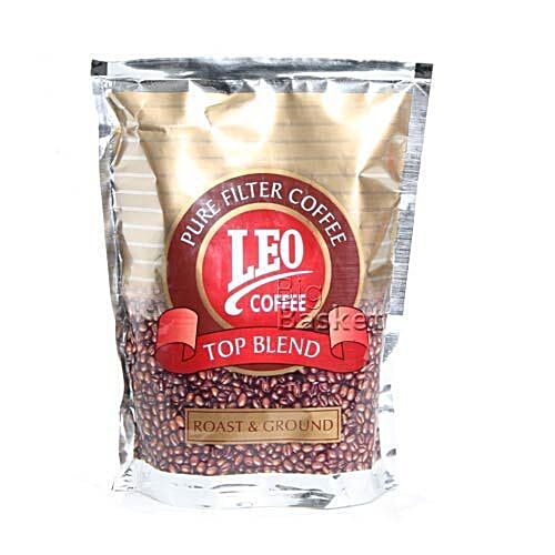 Buy Leo Filter Coffee - Top Blend (Roast And Ground) 500 gm Pouch ...
