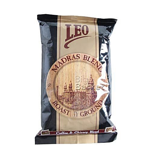 Buy Leo Coffee & Chicory - Madras Blend (Roast And Ground) 200 gm Pouch ...