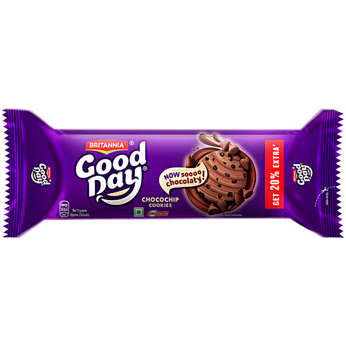 Buy Britannia Good Day Cookies Chocochip 100 Gm Pouch Online At Best ...