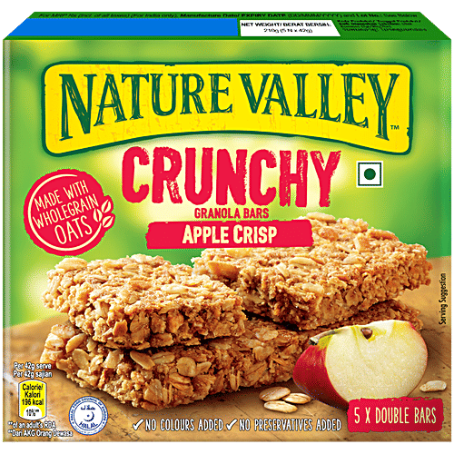Buy Nature Valley Crunchy Granola Bars Apple Crunch 252 Gm Online At ...