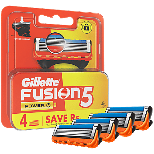 Buy Gillette Fusion Power Shaving Razor Blades Cartridge 4 Pcs Online ...