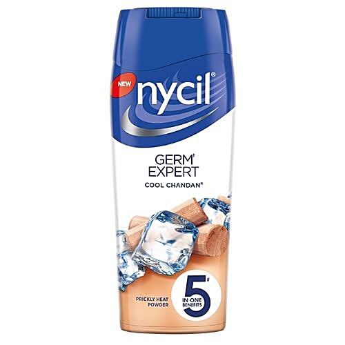 Buy Nycil Prickly Heat Powder Cooling Sandal Excel 150 Gm Online At ...