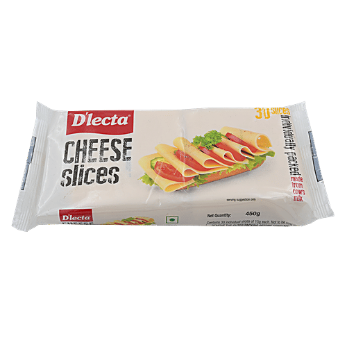 Buy Dlecta Cheese Slices 450 Gm Pouch Online at the Best Price of Rs ...