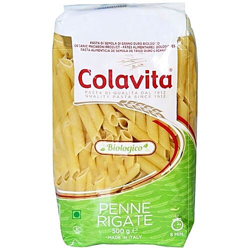 Buy Colavita Organic Penne Rigate 500 Gm Pouch Online At Best Price of ...