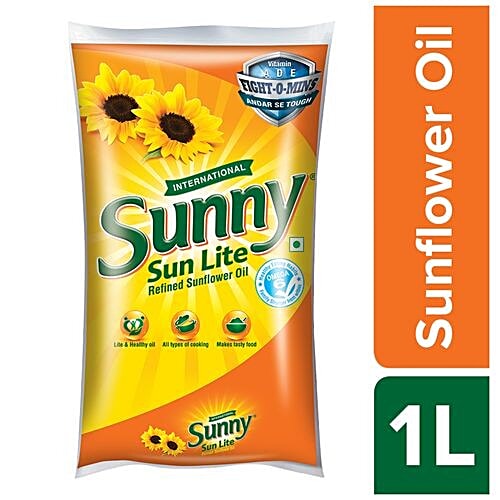 Buy Sunny Sunflower Oil Lite 1 Ltr Pouch Online at the Best Price of Rs ...