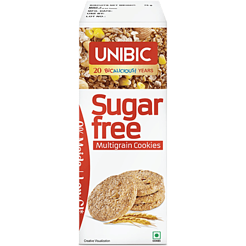 Buy Unibic Cookies Multigrain Breakfast Sugar Free 75 Gm Box Online At ...
