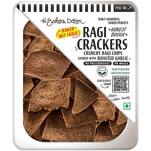 Buy The Baker's Dozen Ragi Crackers Online at Best Price of Rs 129 ...