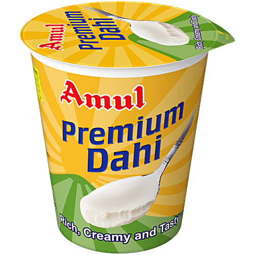 Buy Amul Premium Dahi 400 Gm Online at the Best Price of Rs 65 - bigbasket