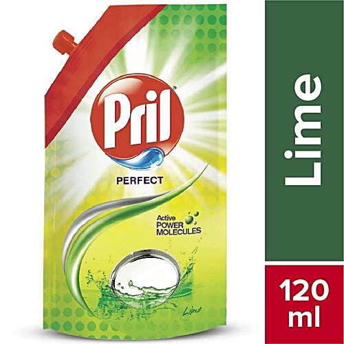 Buy Pril Dishwash Liquid Lime 120 Ml Online at the Best Price of Rs ...