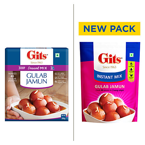 Buy Gits Ready Mix Gulabjamun 200 Gm Box Online At Best Price of Rs 105 ...