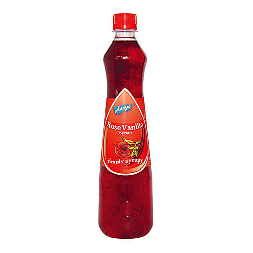 Buy Aanya Syrup Rose Vanilla 750 Ml Online at the Best Price of Rs null ...