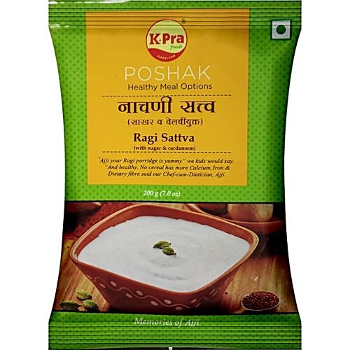 Buy K Pra Ragi Sattva Nachani Satva With Sugar And Cardamom 200 Gm ...