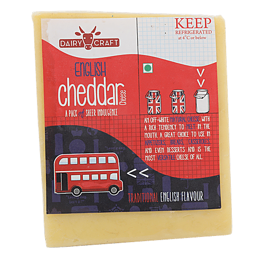 Buy Dairy Craft Cheddar English 200 Gm Pouch Online At Best Price of Rs ...