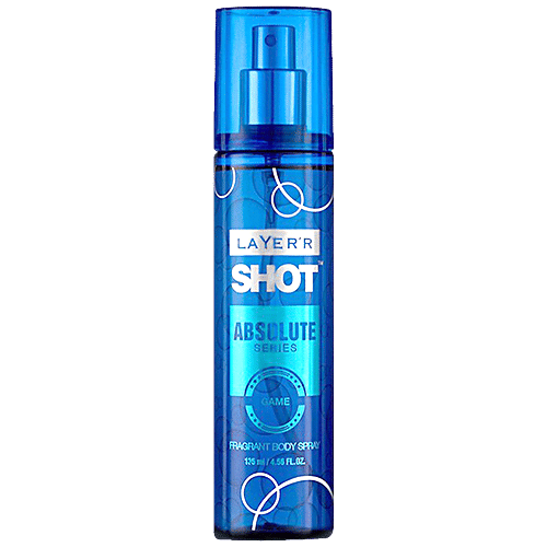 Buy Layerr Shot Body Spray Absolute Game 135 Ml Bottle Online At Best ...