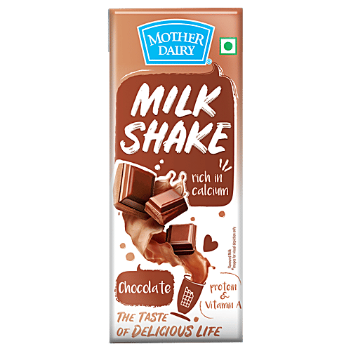 Buy Mother Dairy Milk Shake Chocolate 180 Ml Carton Online At Best ...