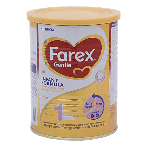 Buy Farex Infant Formula - Step 1 (Infant Milk Substitute) 450 gm Tin ...