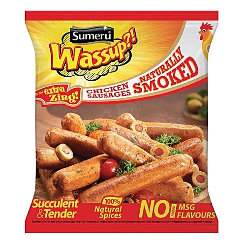 Buy sumeru Chicken Sausages 500 gm Pouch Online at Best Price. of Rs ...