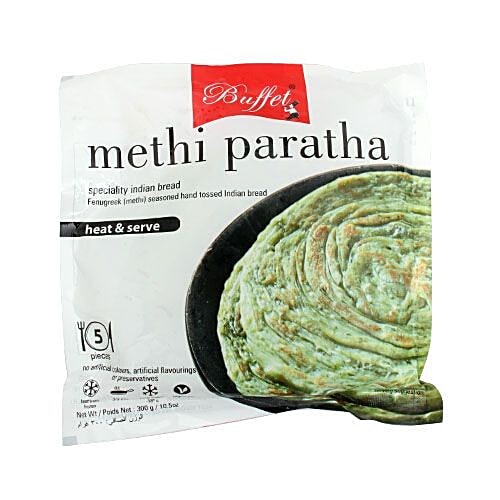 Buy Buffet Heat Serve Methi Paratha 300 Gm 5 Pcs Online At Best Price ...