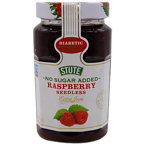 Buy Stute Diabetic Jam Raspberry Seedless 430 Gm Jar Online at the Best ...
