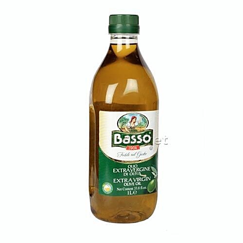 Buy Basso Olive Oil - Extra Virgin 1 ltr Bottle Online at Best Price ...