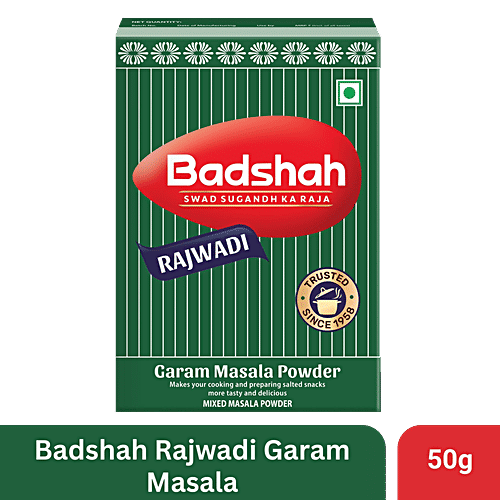 Buy Badshah Powder Rajwadi Garam Masala 50 Gm Carton Online at the Best ...