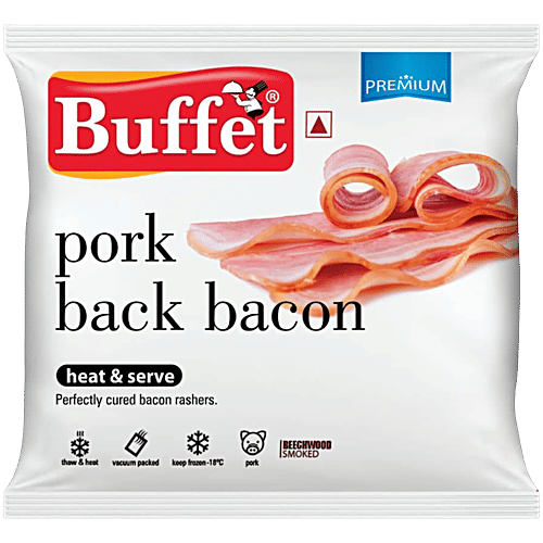 Buy Buffet Pork Back Bacon Heat Serve 150 Gm Pouch Online at the Best ...