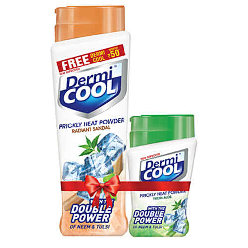 Buy Dermi Cool Prickly Heat Powder Sandal 150 Gm Online at the Best ...