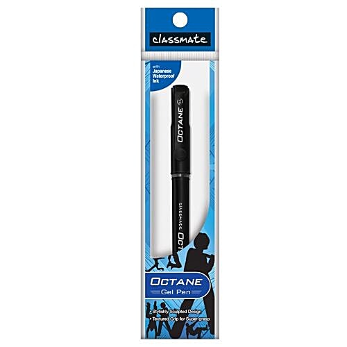 Buy Classmate Gel Pen Black Octane 1 Pc Online At Best Price of Rs 10 ...