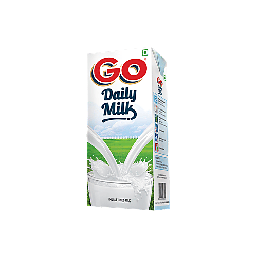 Buy Go Milk - Double Toned 1 ltr Tetra Online at Best Price. of Rs 65 ...