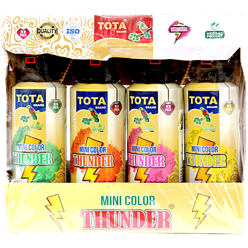 Buy Tota Mini Colour Thunder Spray - For Holi, Assorted Colours Online ...