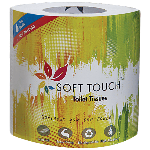 Buy Soft Touch Toilet Tissue Roll 200 Pulls 400 Pcs Online At Best ...