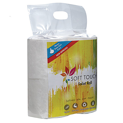 Buy Soft Touch Toilet Tissue Roll 200 Pulls 400 Pcs Online At Best ...