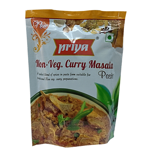 Buy Priya Paste Non Veg Curry Masala 100 Gm Pouch Online at the Best ...