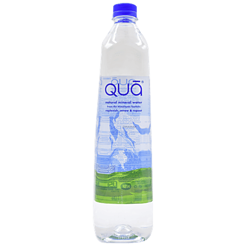 Buy Qua Natural Mineral Water 1 L Bottle Online at the Best Price of Rs ...