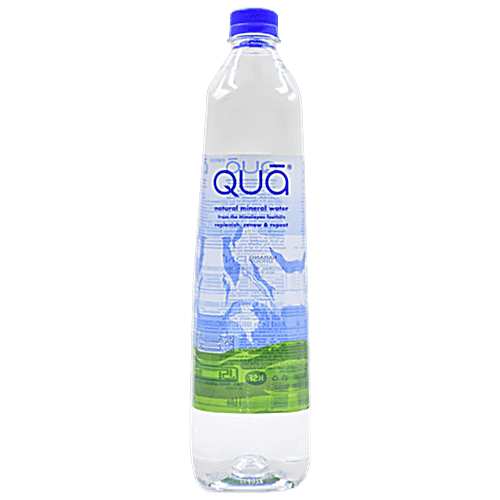 Buy Qua Natural Mineral Water 1 L Bottle Online at the Best Price of Rs ...