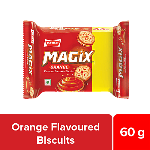 Buy Parle Biscuits - Magix Kream Orange Online at Best Price of Rs 8.95 ...