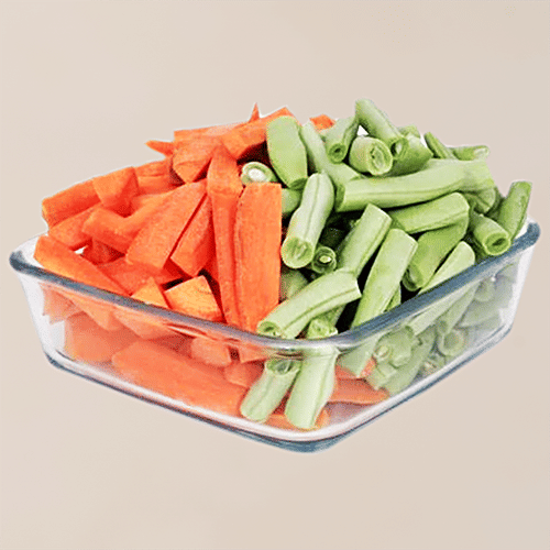 Buy Fresho Carrot Strips And Beans Strip 200 Gm Online At Best Price of ...