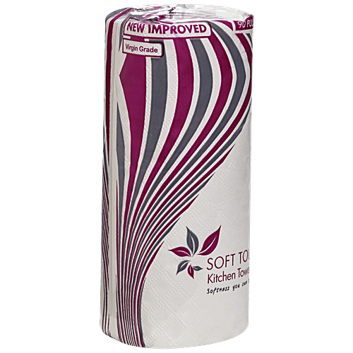 Buy Soft Touch Kitchen Towel Eco 100 Pulls 100 Pcs Pouch Online At Best ...