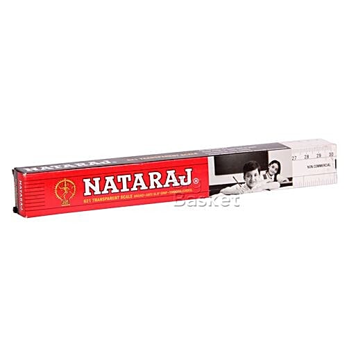 Buy Nataraj Transparent Scale 621 30 Cms 10 Pc Online At Best Price of ...