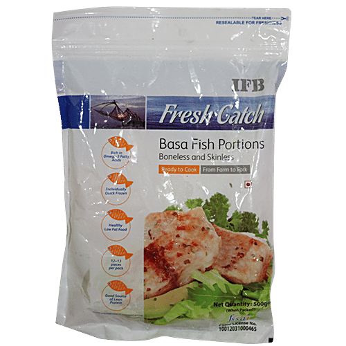 Buy Ifb Basa Fish Portions Boneless And Skinless 500 Gm Pouch Online At ...