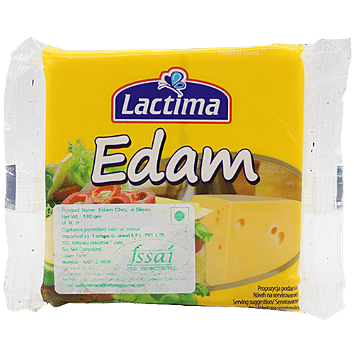 Buy Lactima Cheese Slice Edam 130 Gm Online At Best Price of Rs null ...