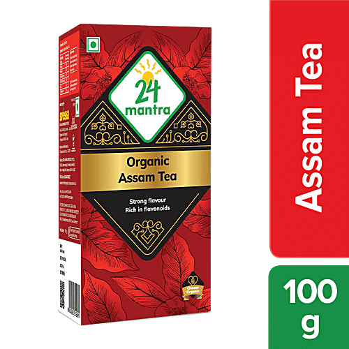 Buy 24 Mantra Tea Assam Organic 100 Gm Carton Online At Best Price of ...