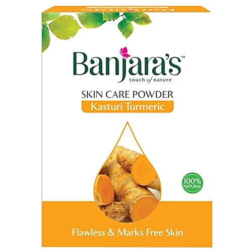 Buy Banjara's Pure Herbs - Skin Kasturi Turmeric 100 gm Online at Best ...