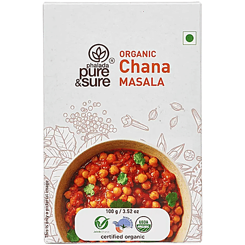 Buy Phalada Pure Sure Organic Chana Masala 100 Gm Pouch Online At Best ...