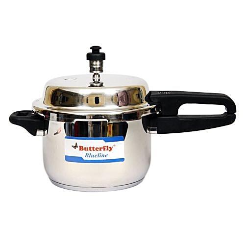 Buy Butterfly Blueline Pressure Cooker - Stainless Steel (with Thick ...